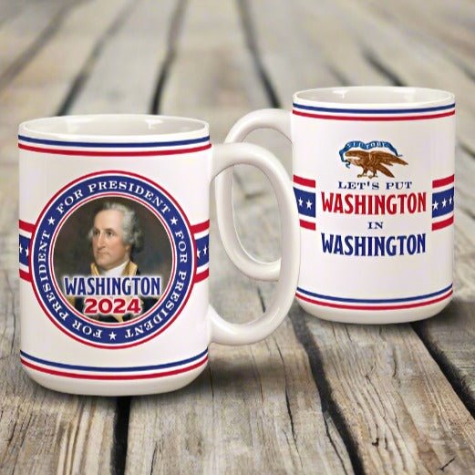 George Washington For President Mug The Shops at Mount Vernon