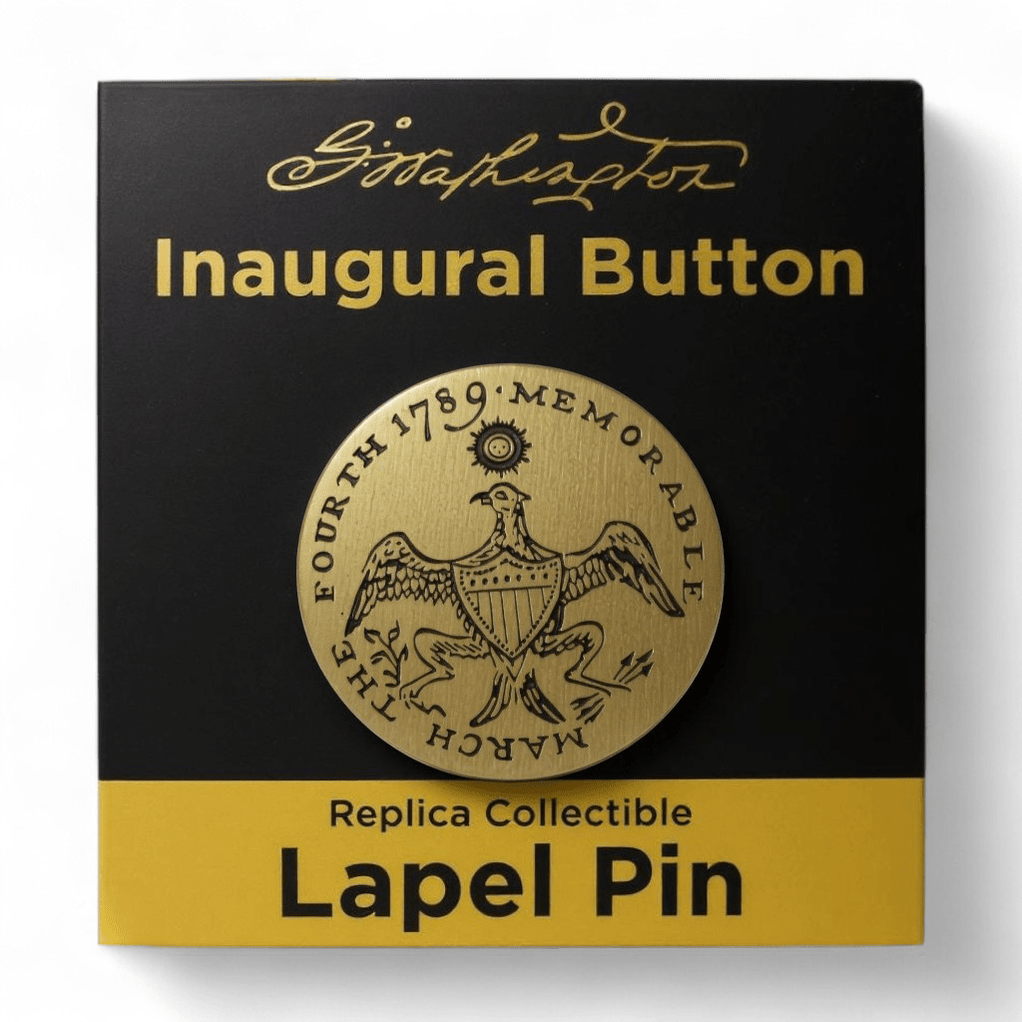 George Washington Inaugural Button Replica- Set of 3 The Shops at Mount ...