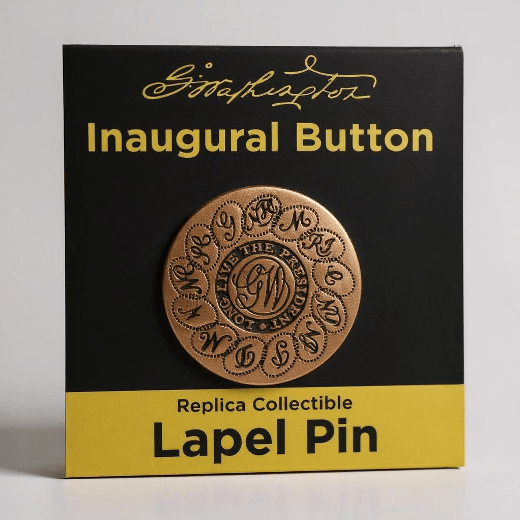 George Washington Inaugural Button Replica- Set of 3 The Shops at Mount ...