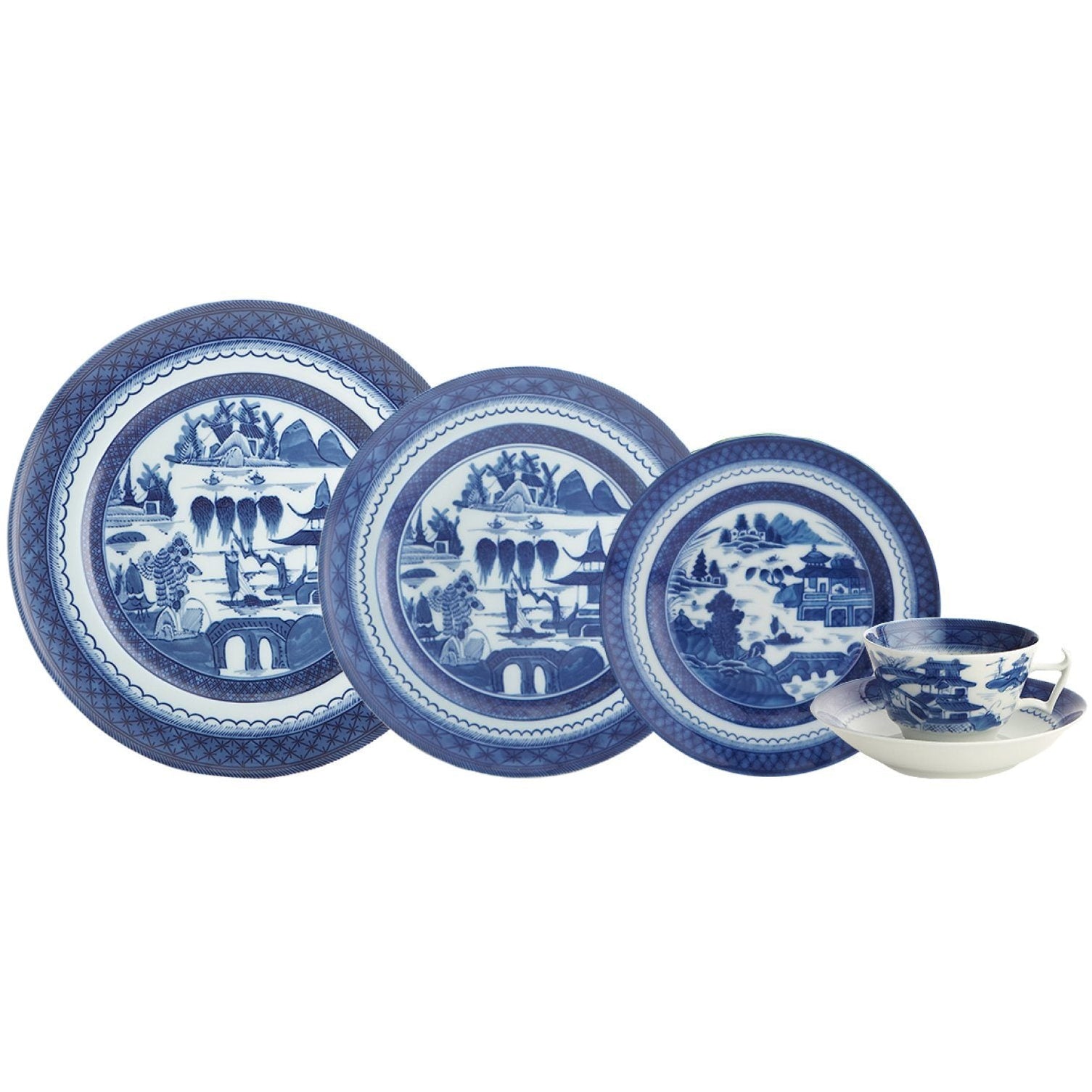 Blue Canton China Collection The Shops at Mount Vernon