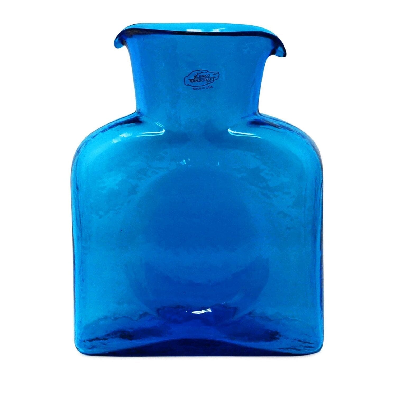 Turquoise Water Bottle - Blenko Water Bottle The Shops at Mount Vernon